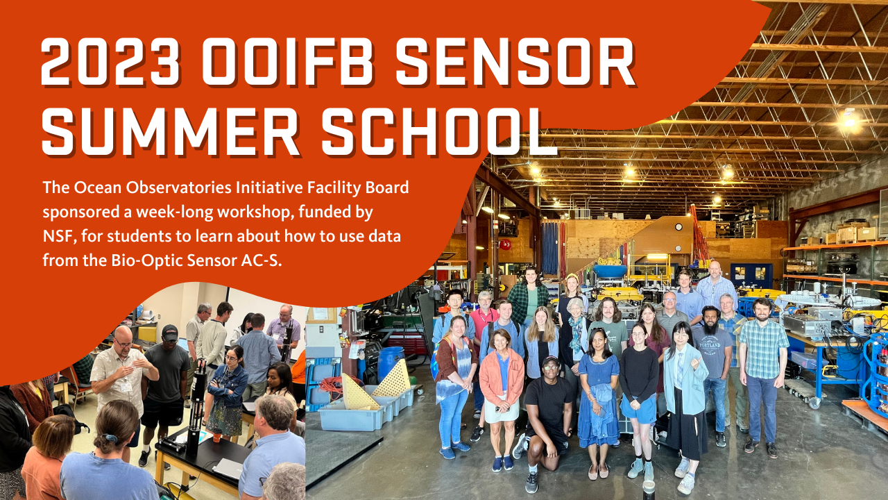 OOI Sensor Summer School – 2023 – Ocean Observatories Initiative ...